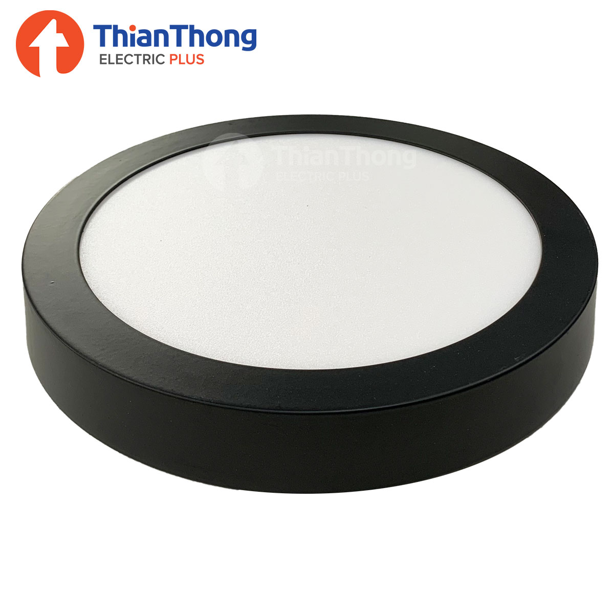 TSL โคมไฟดาวน์ไลท์กลม ติดลอย LED Surface Mounted LED Black 8 นิ้ว 18W ...